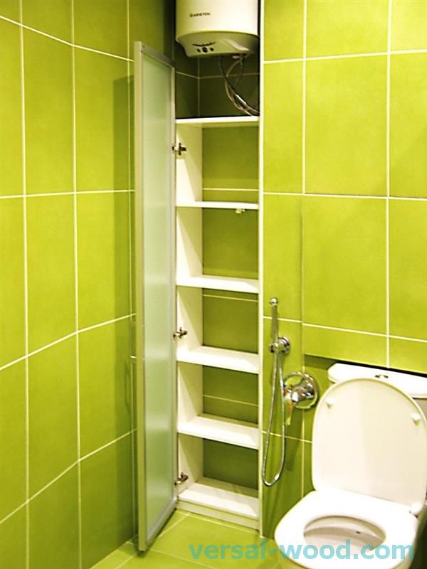 Kako napraviti ormar u WC-u vlastitim rukama: 75 fotografija s dizajnom ...