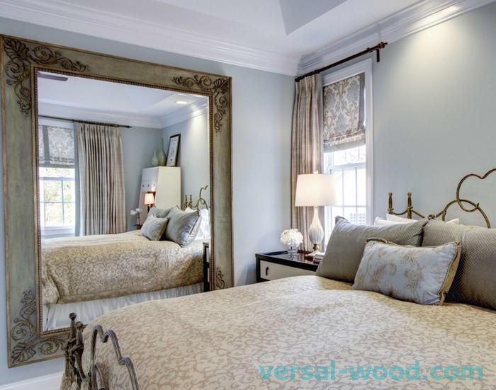 Ogledalo u spavaćoj sobi: ideje o lokaciji, fotografije interijera|Ideje za vaš dom-2025