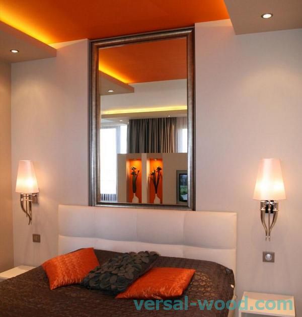 Ogledalo u spavaćoj sobi: ideje o lokaciji, fotografije interijera|Ideje za vaš dom-2025