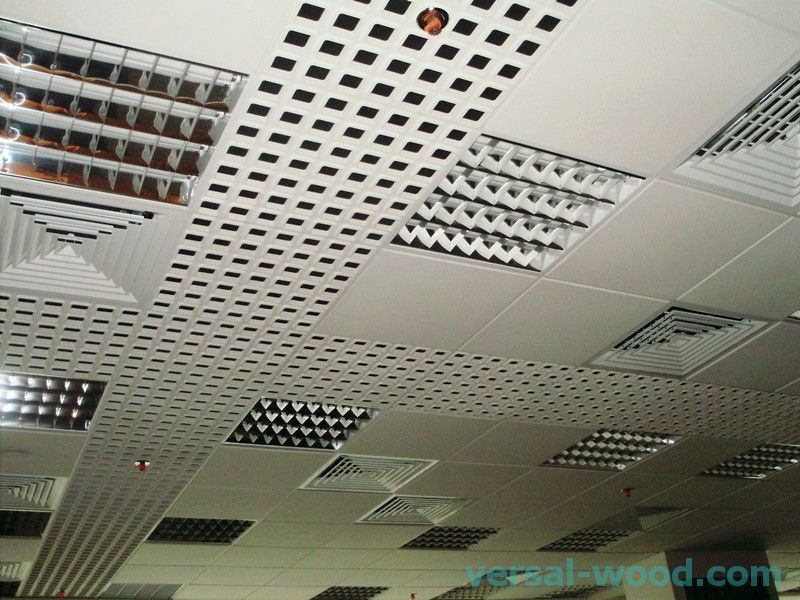 Armstrong spušteni strop: ovješen, metal, ogledalo, perforiran|Ideje za ...