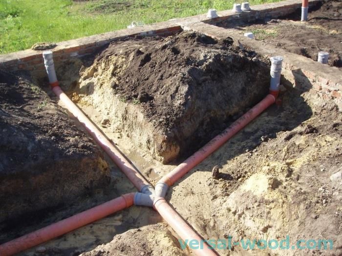 Cijevi u temeljima za kanalizaciju|Ideje za vaš dom-2025