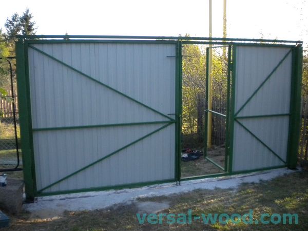 Izrada kapije i kapije od valovitog dasaka + fotografija|Ideje za vaš ...