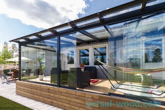 Staklene verande i terase do kuće + fotografija|Ideje za vaš dom-2025