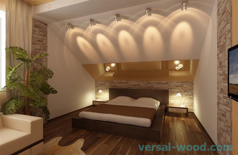 Strop na više nivoa izrađen od suhozida sa osvjetljenjem: kako to ...