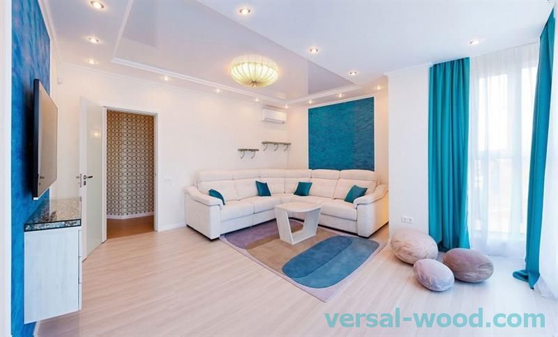 Ugradnja spuštenih stropova na dvije razine za dvoranu: fotografije i ...