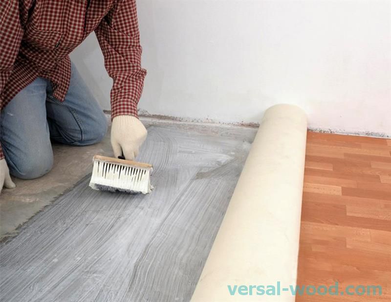 Pod pod linoleumom na betonskom podu: priprema i ugradnja|Ideje za vaš ...