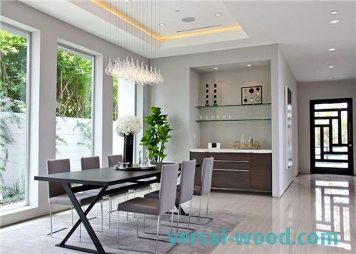 Staklene police na zidu: dizajnerske ideje i primjene u interijeru ...