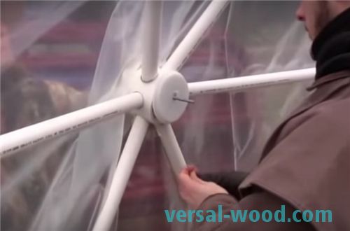 DIY kupolasti staklenik: crteži i dimenzije, izračuni, dijagram kako ...