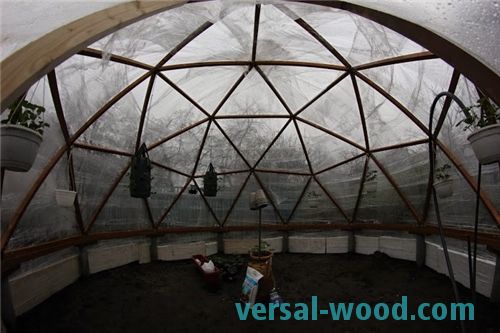 Učinite sami staklenik od rastezljive folije: video, kako napraviti ...