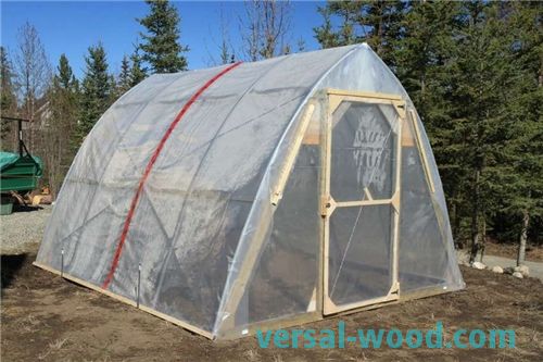 Drveni staklenik "uradi sam" ispod filma i polikarbonata: kako ...