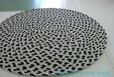 Kako plesti prostirke od pantyhose vlastitim rukama bez kuka i igala za ...